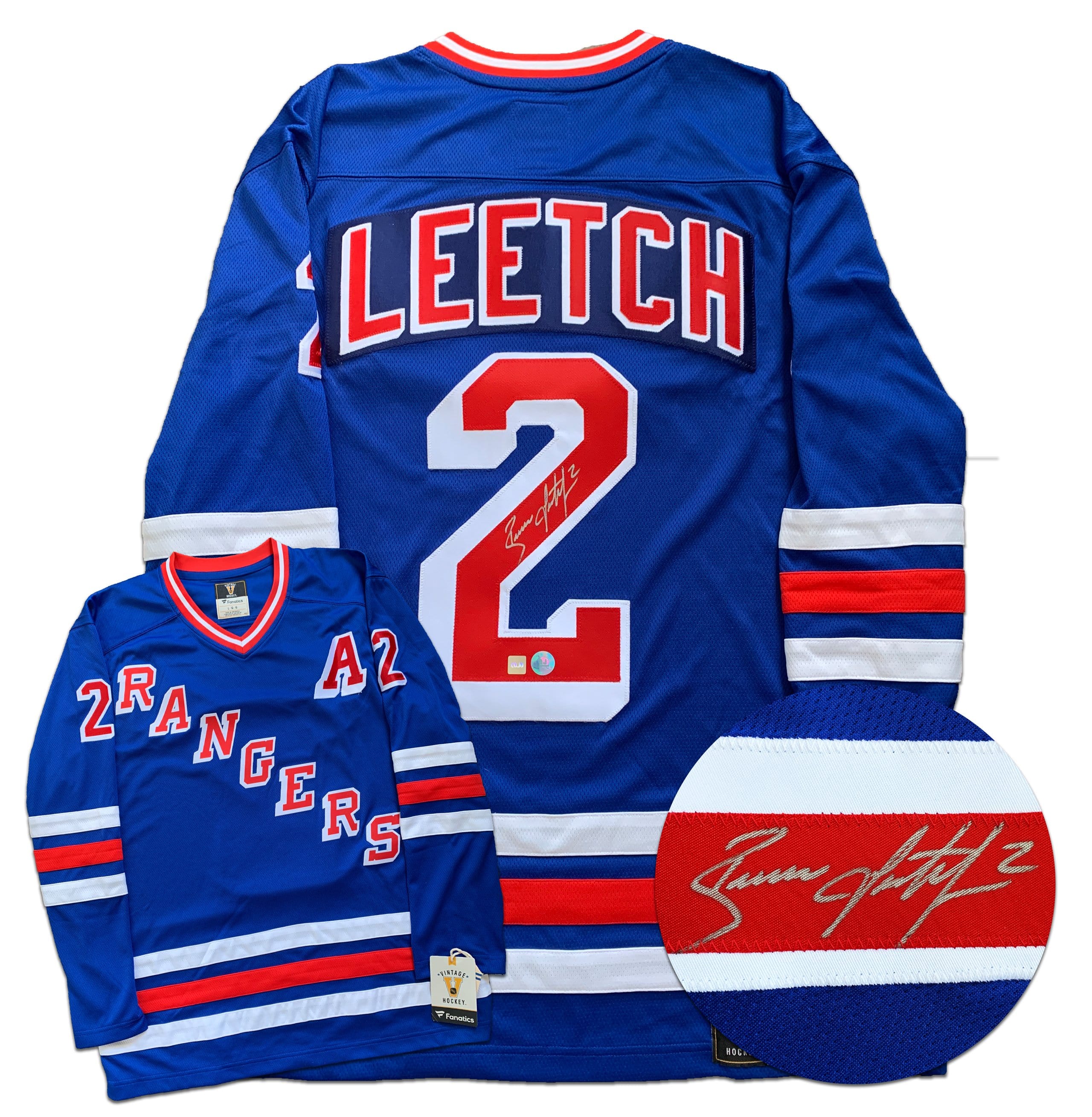 Brian Leetch New York Rangers Autographed Fanatics Vintage Jersey | CoJo Sport Collectables Inc.