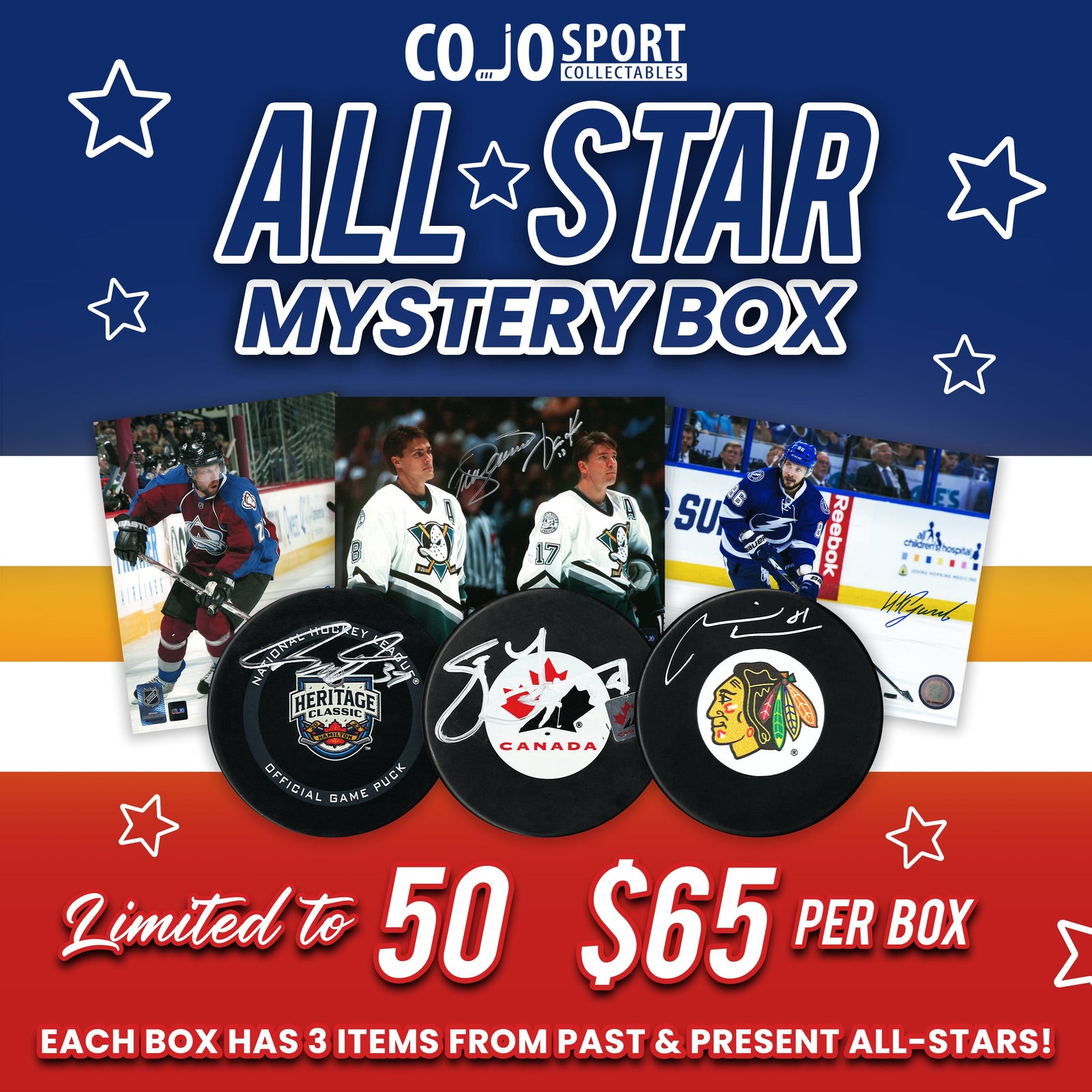CoJo All-Star Mystery Box - Limited to 50 | CoJo Sport Collectables Inc.