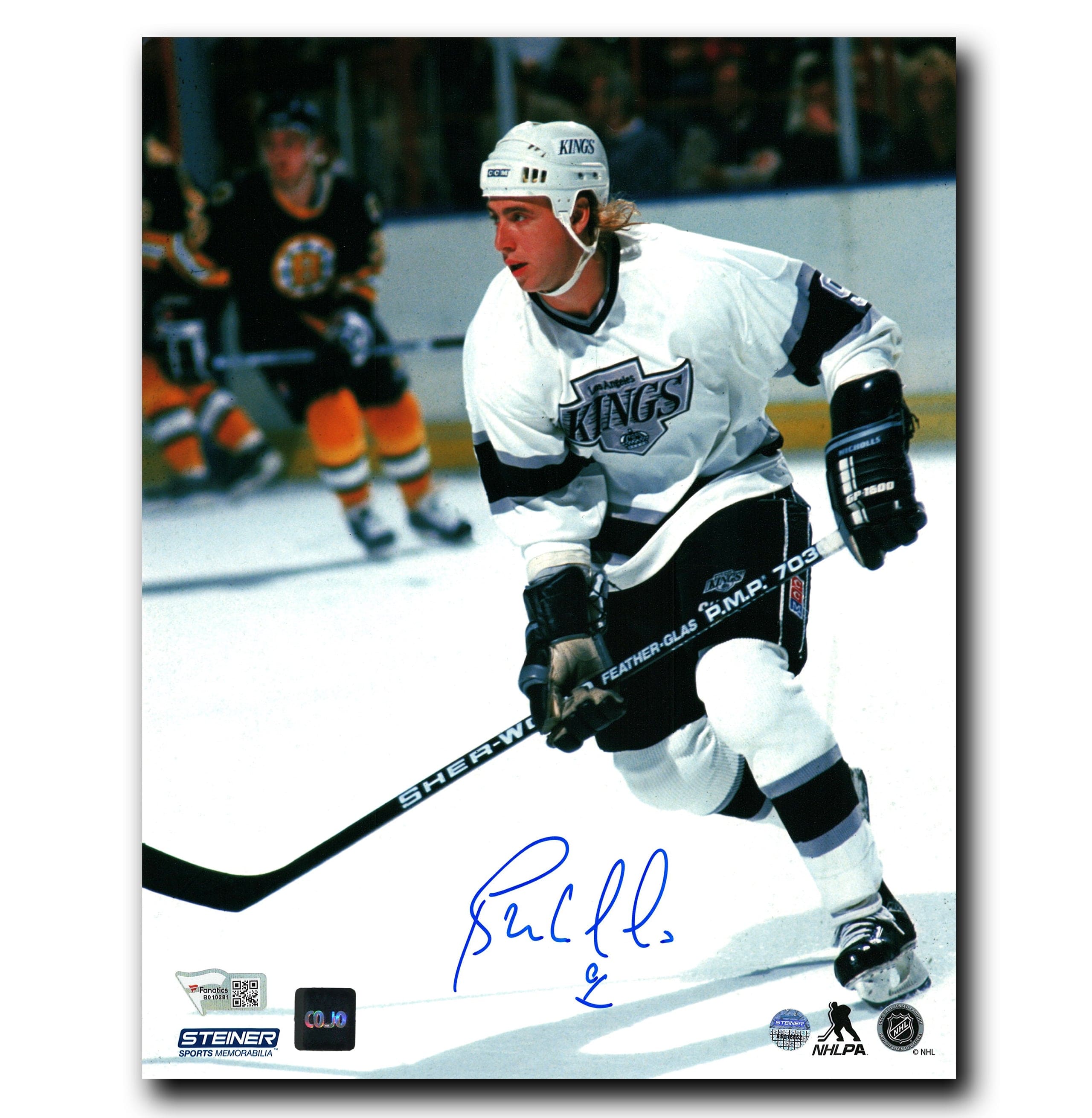 Bernie Nicholls Los Angeles Kings Autographed Skating 8x10 Photo | CoJo ...