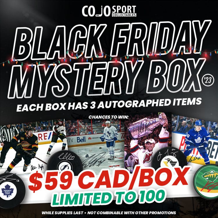 CoJo Black Friday Box 2023 - Limited to 100 | CoJo Sport Collectables Inc.