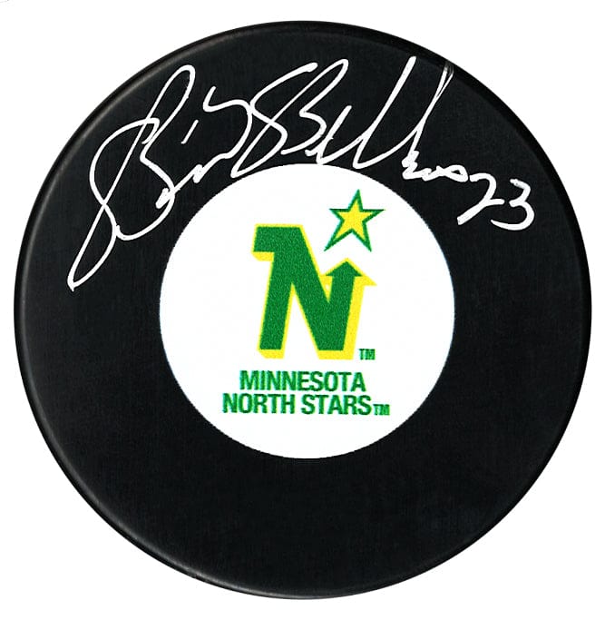 Brian Bellows Autographed Minnesota North Stars Puck | CoJo Sport ...