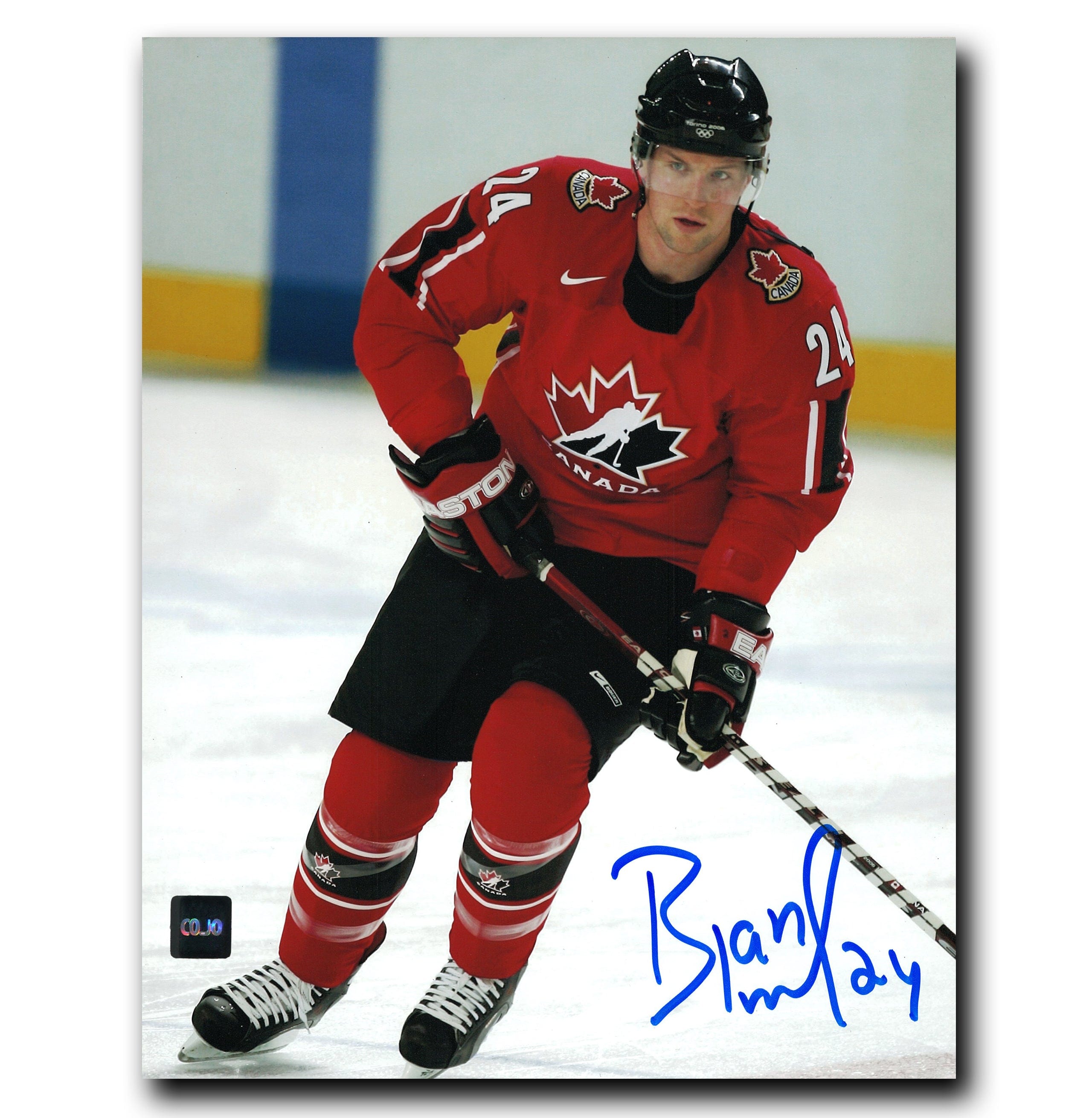 Bryan McCabe Team Canada Autographed 8x10 Photo (Red) | CoJo Sport ...