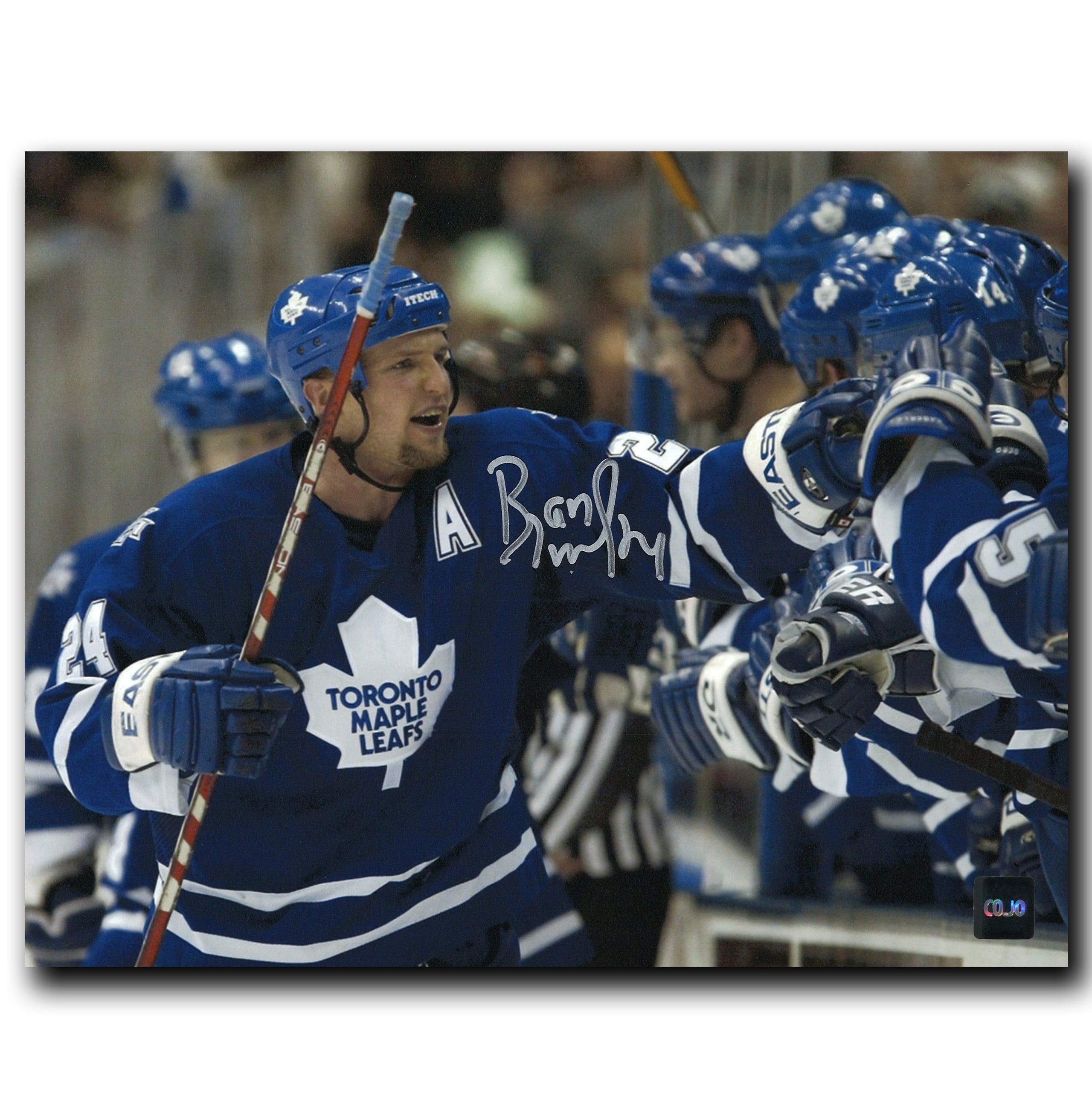 Bryan McCabe Toronto Maple Leafs Autographed Bench 8x10 Photo | CoJo ...