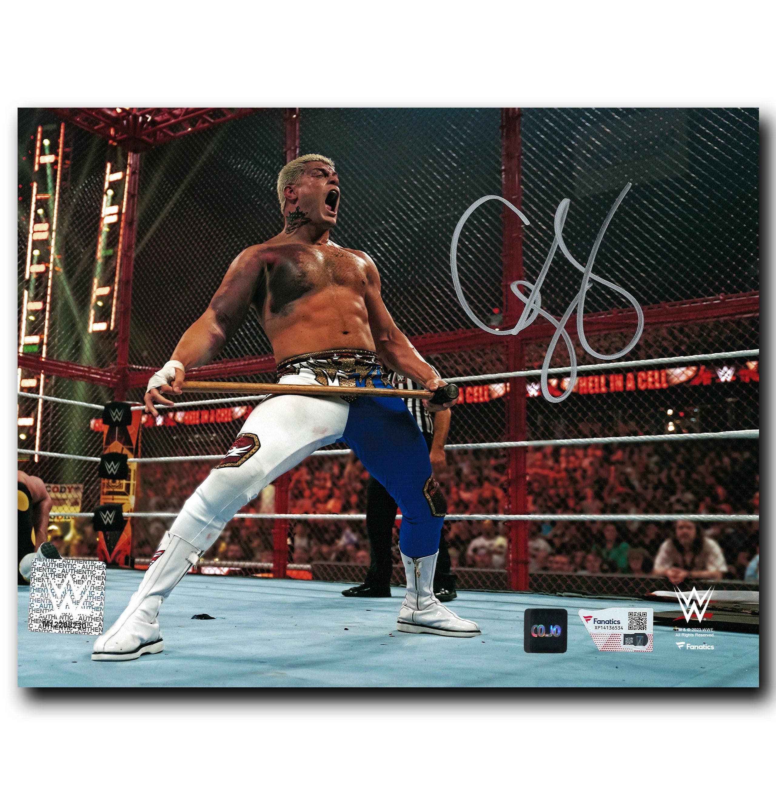 Cody Rhodes WWE Autographed Action 8x10 Photo | CoJo Sport Collectables ...