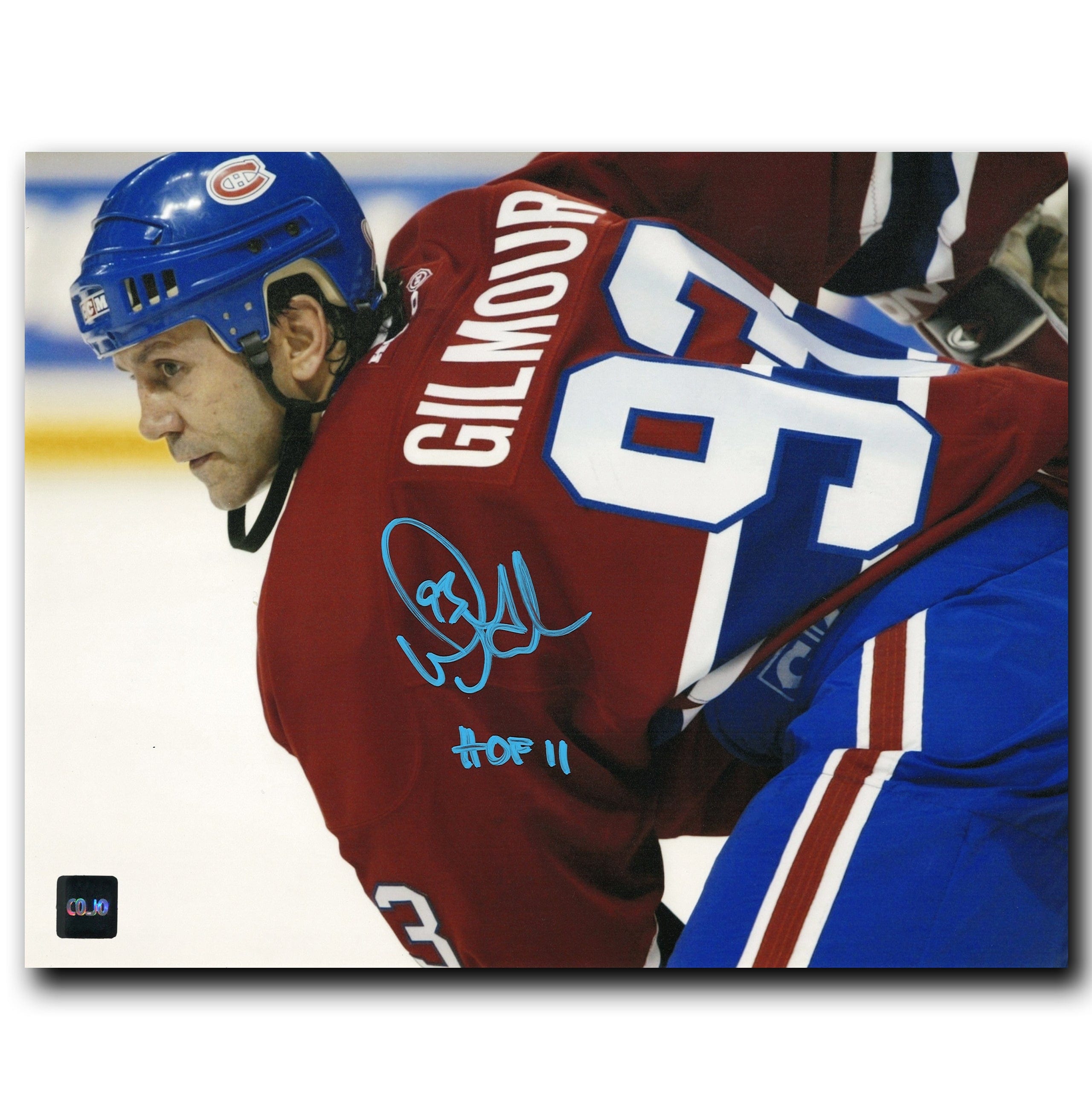 Doug Gilmour Montreal Canadiens Autographed Face-Off 8x10 Photo | CoJo ...