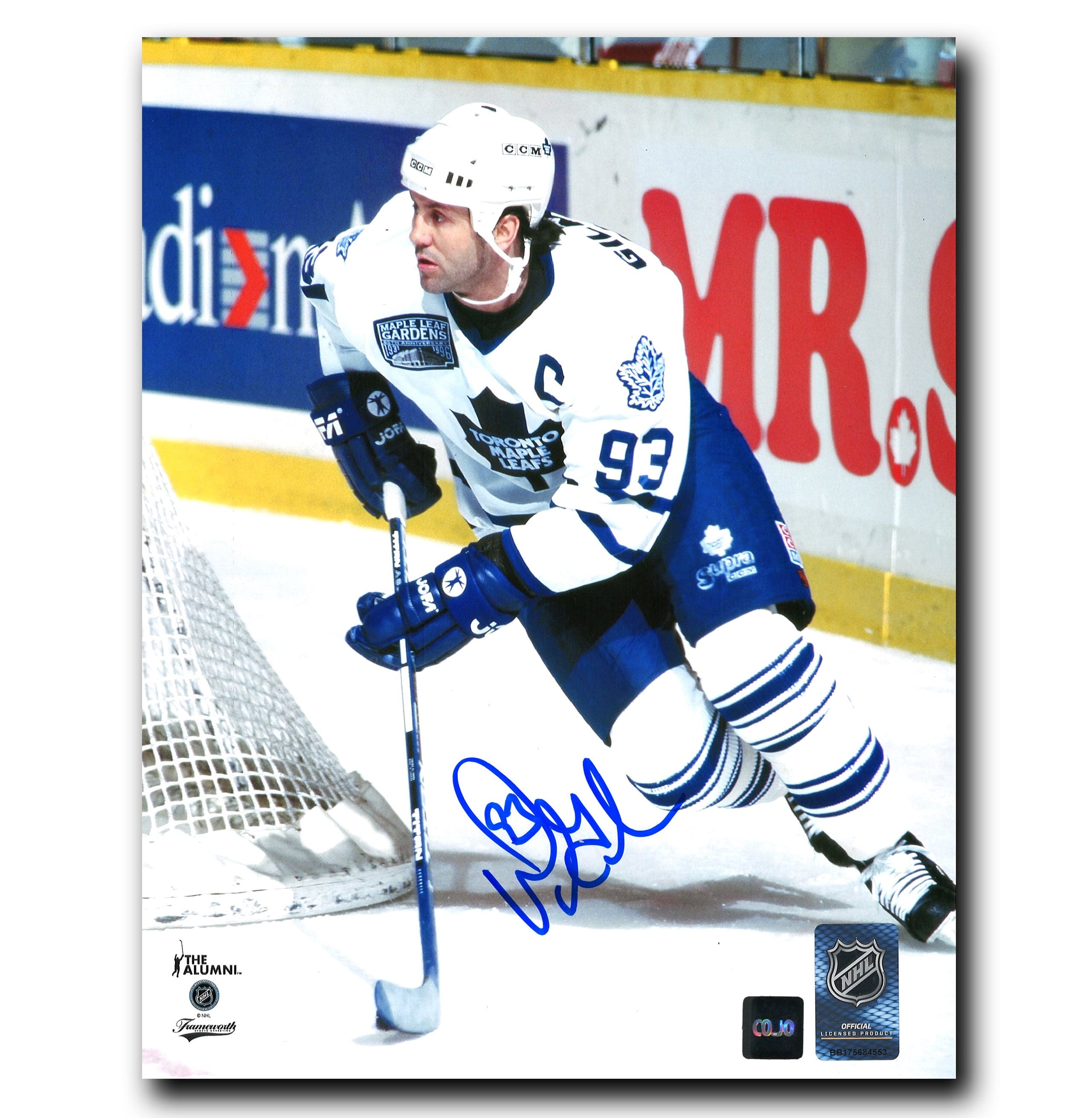 Doug Gilmour Toronto Maple Leafs Autographed Action 8x10 Photo | CoJo ...