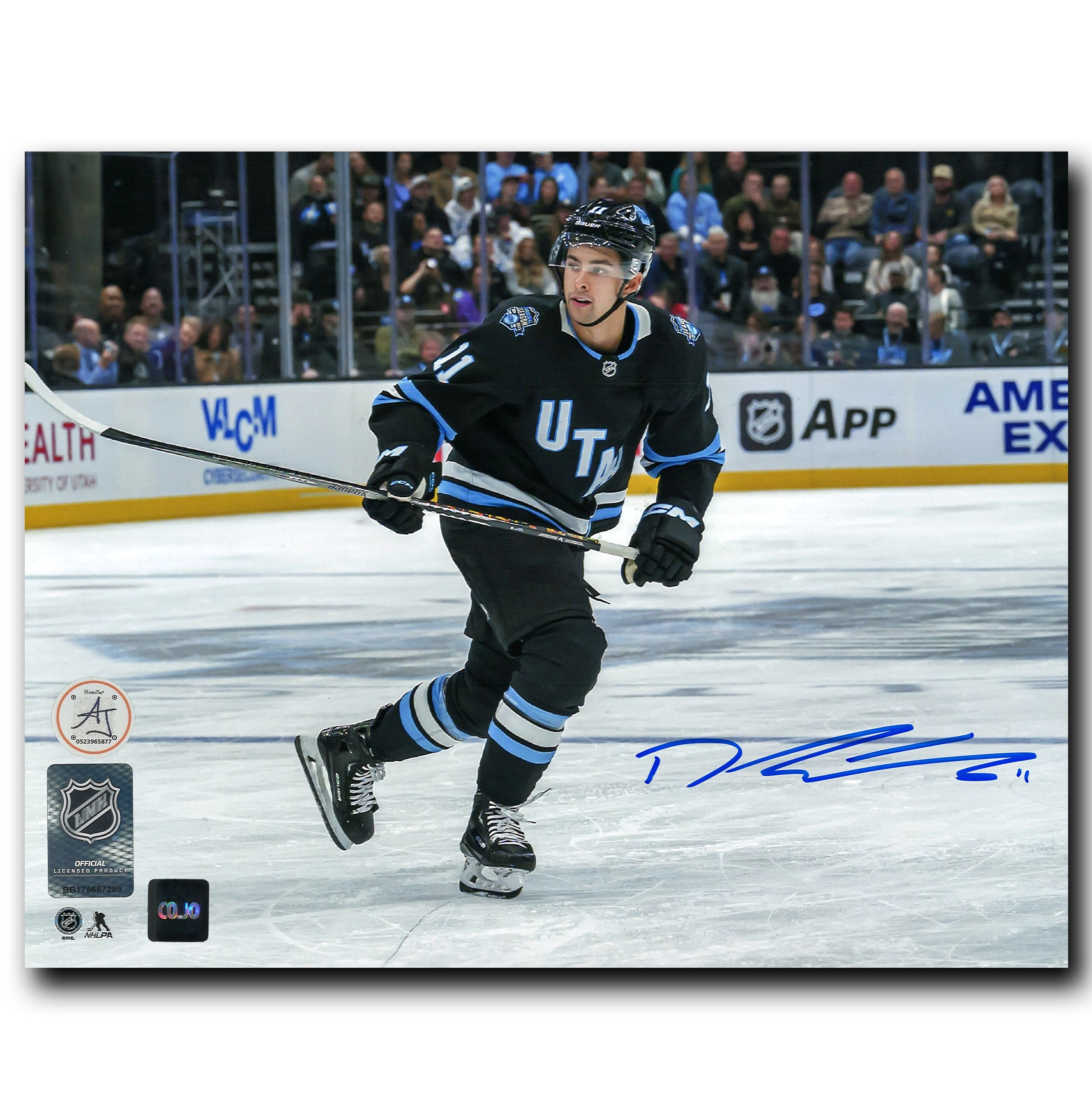 Dylan Guenther Utah Hockey Club Autographed Action 8x10 Photo | CoJo ...