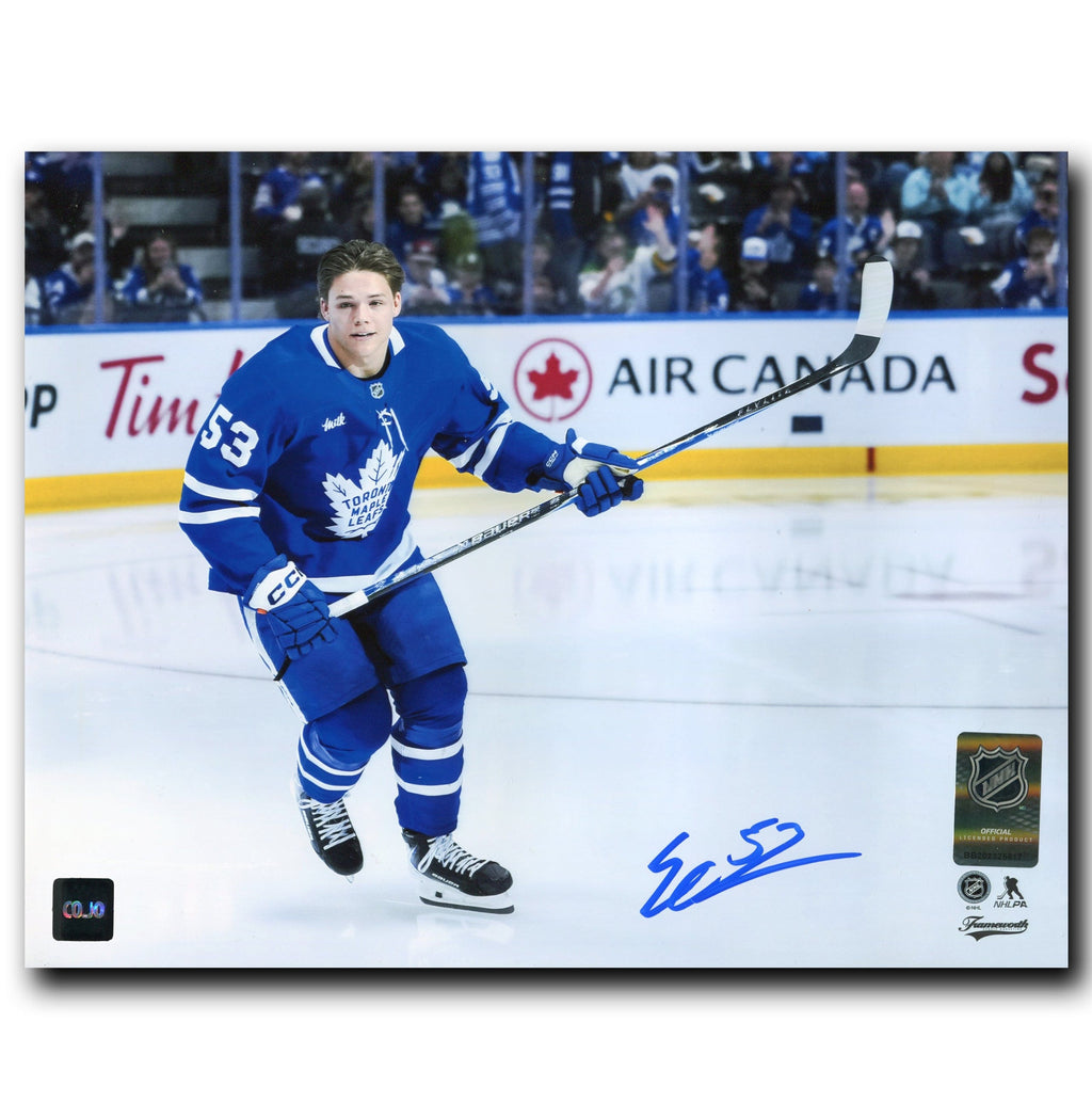 Easton Cowan Toronto Maple Leafs Autographed Rookie Lap 8x10 Photo ...