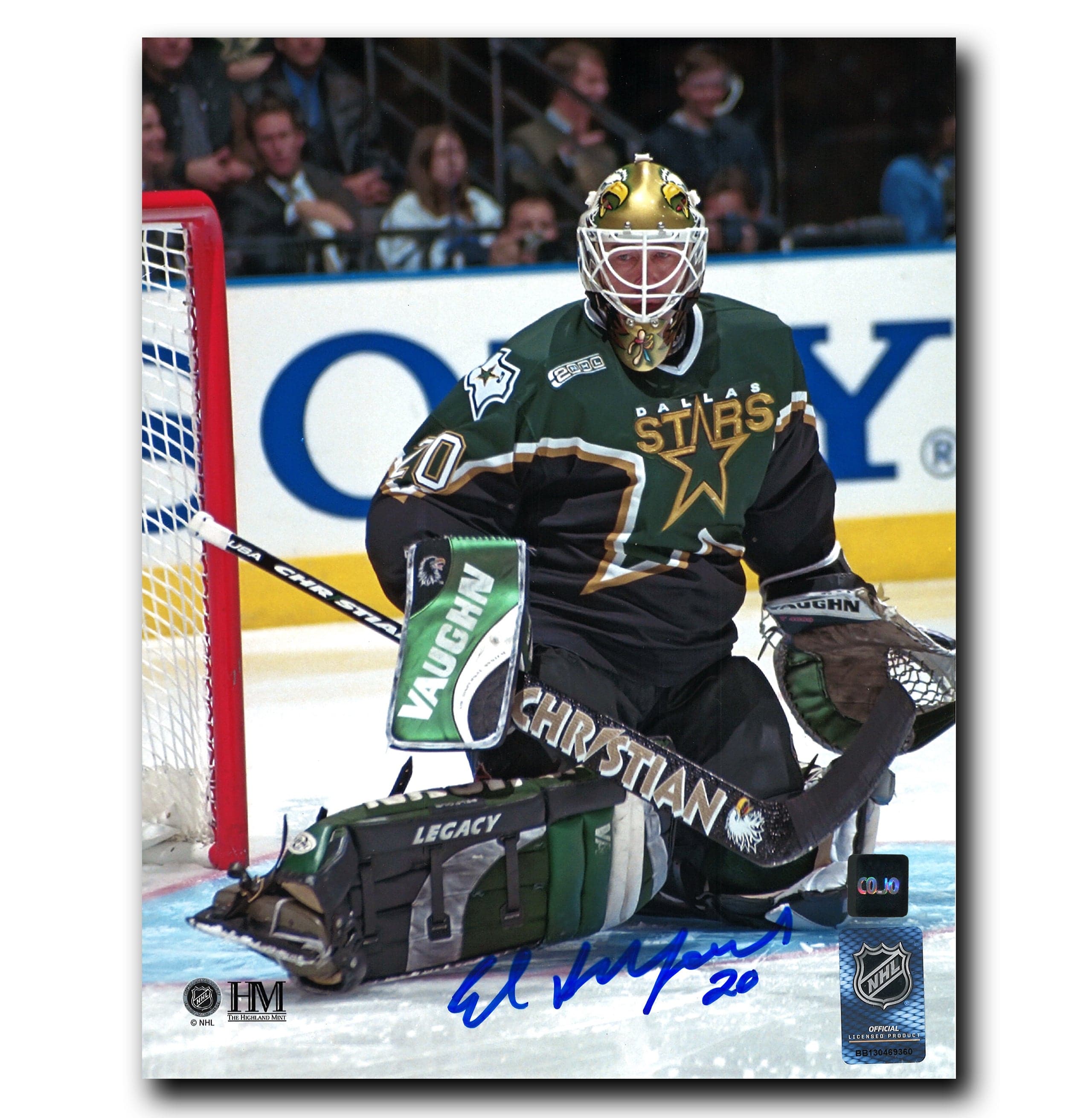 Ed Belfour Dallas Stars Autographed 8x10 Photo | CoJo Sport ...