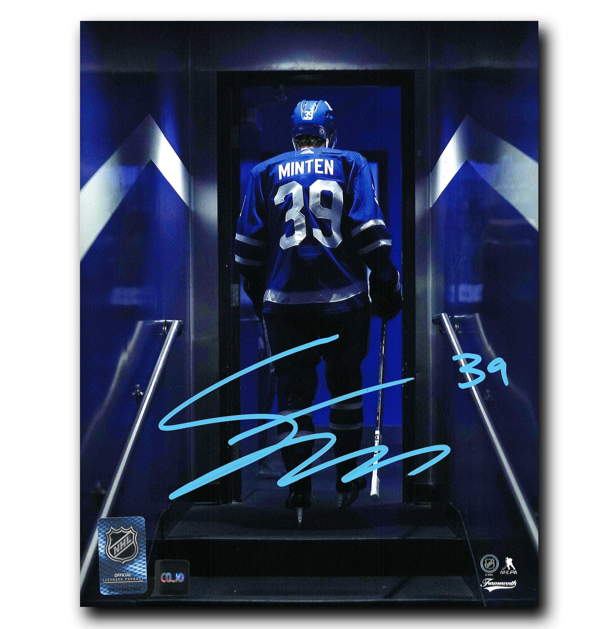 Fraser Minten Toronto Maple Leafs Autographed Tunnel 8x10 Photo | CoJo ...