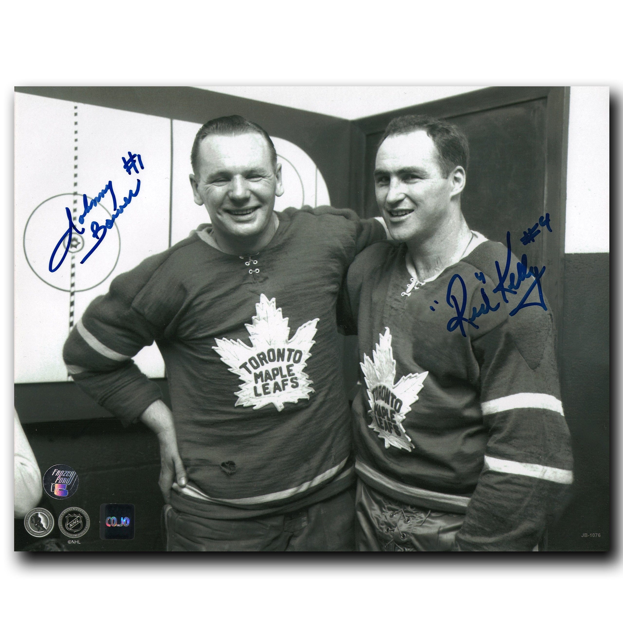 Johnny Bower and Red Kelly Toronto Maple Leafs Dual Autographed 8x10 ...