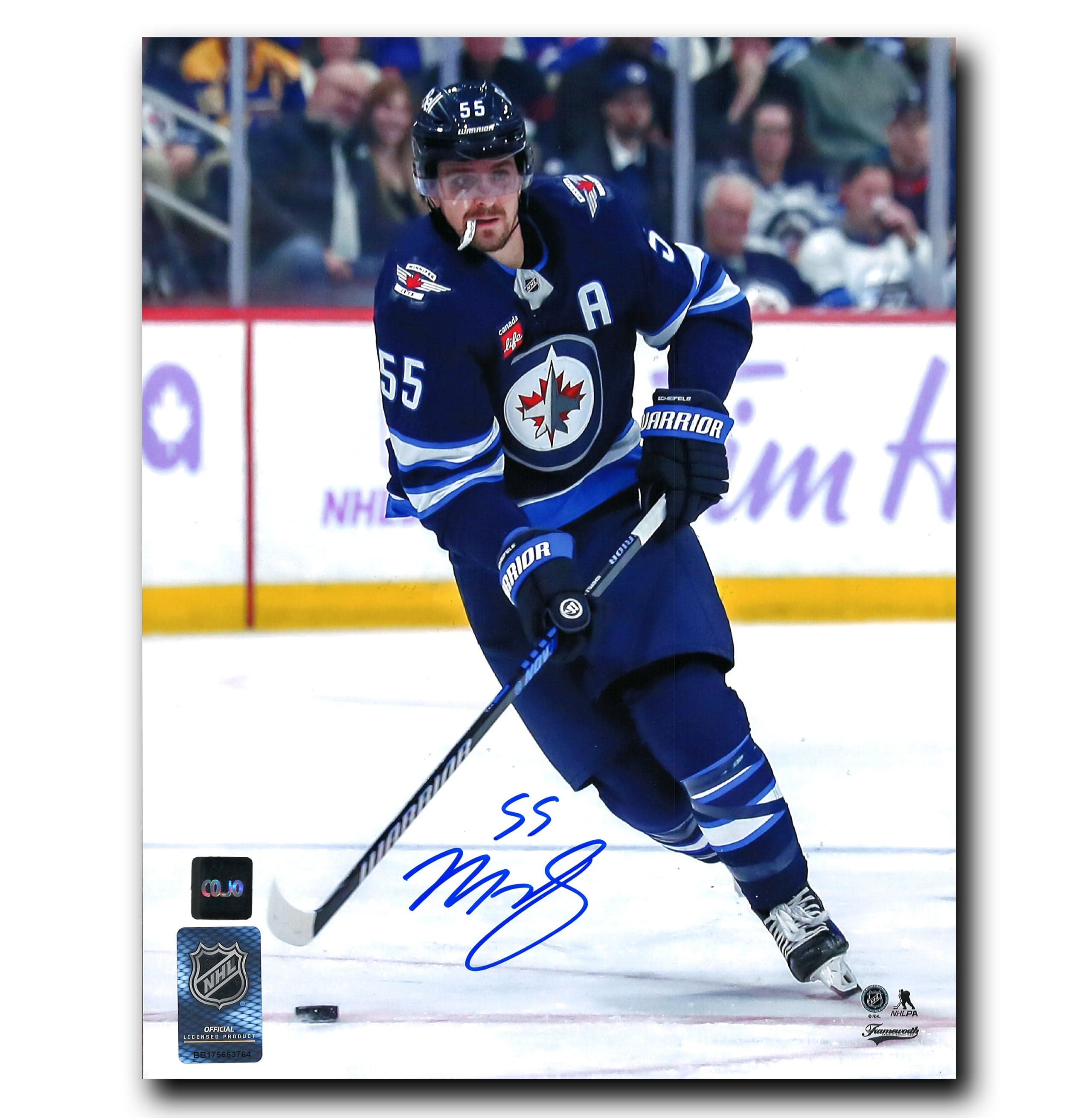 Mark Scheifele Winnipeg Jets Autographed Home 8x10 Photo | CoJo Sport ...
