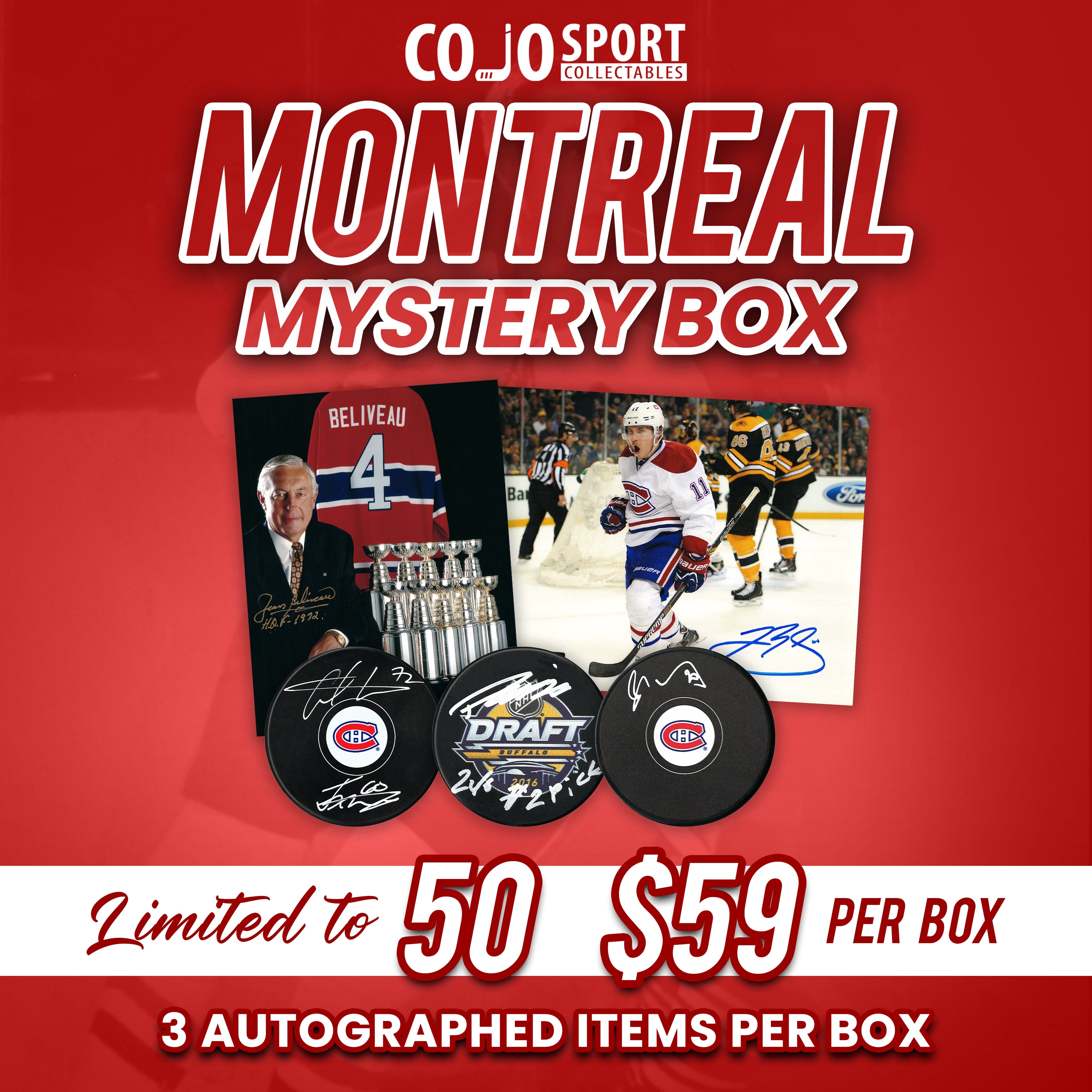 Montreal Mystery Box - Limited to 50 | CoJo Sport Collectables Inc.