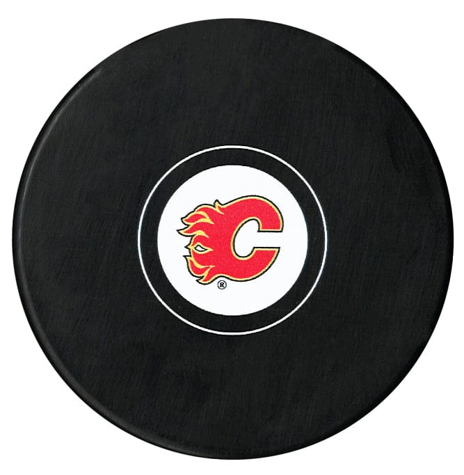 (Pre-Order) Doug Gilmour Autographed Calgary Flames Puck (Small Logo ...