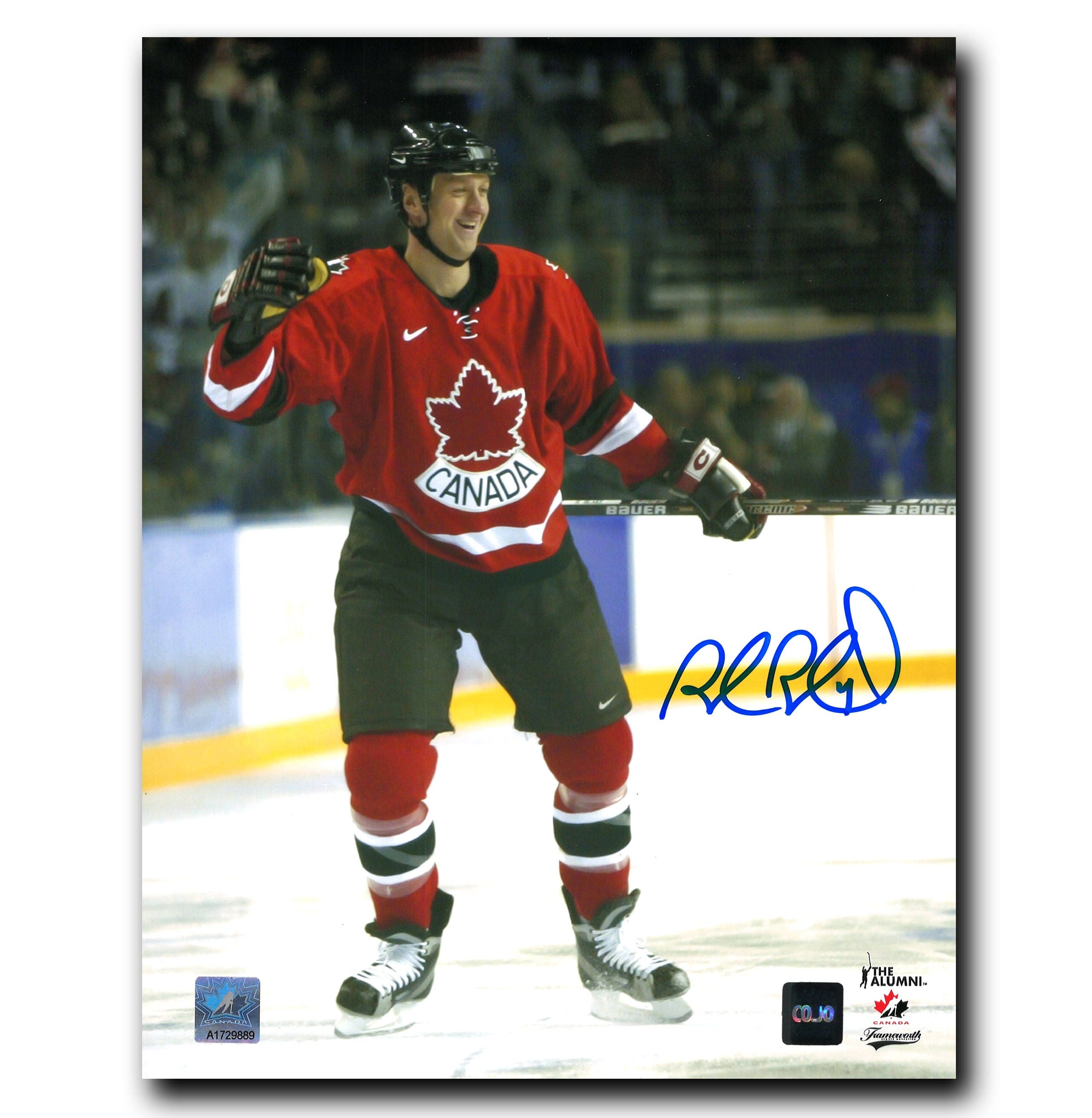 Rob Blake Team Canada Autographed 8x10 Photo | CoJo Sport Collectables Inc.