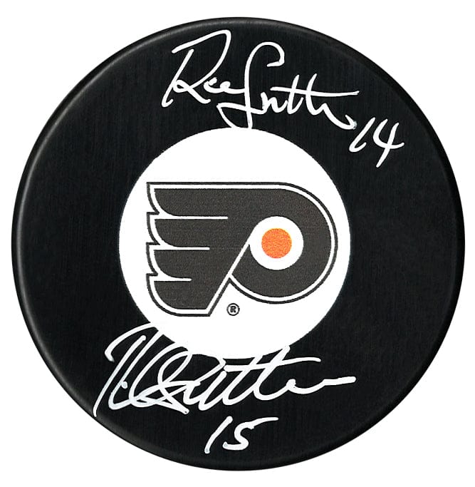 Ron Sutter and Rich Sutter Dual Autographed Philadelphia Flyers Puck ...