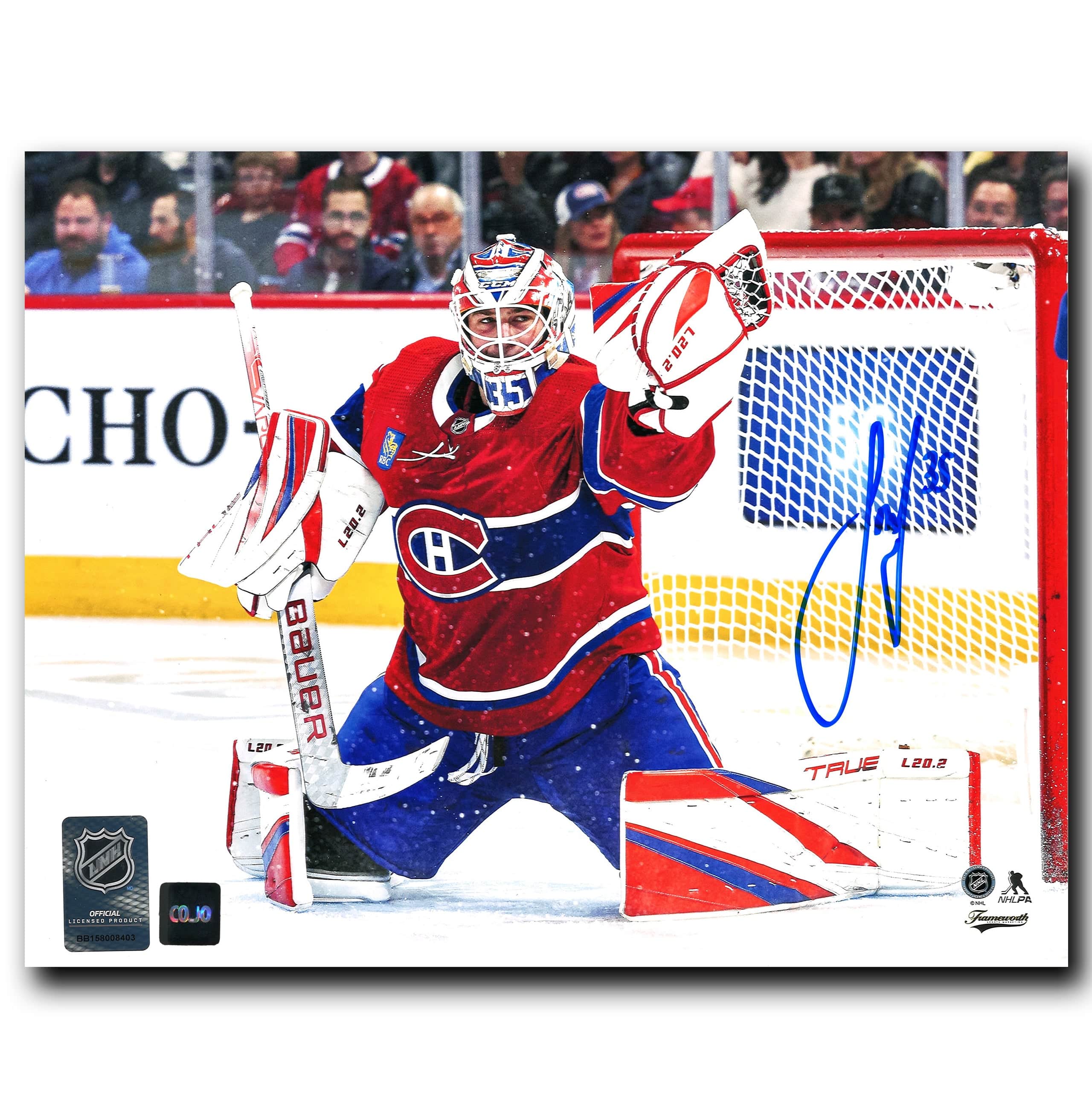 Sam Montembeault Montreal Canadiens Autographed Save 8x10 Photo | CoJo ...