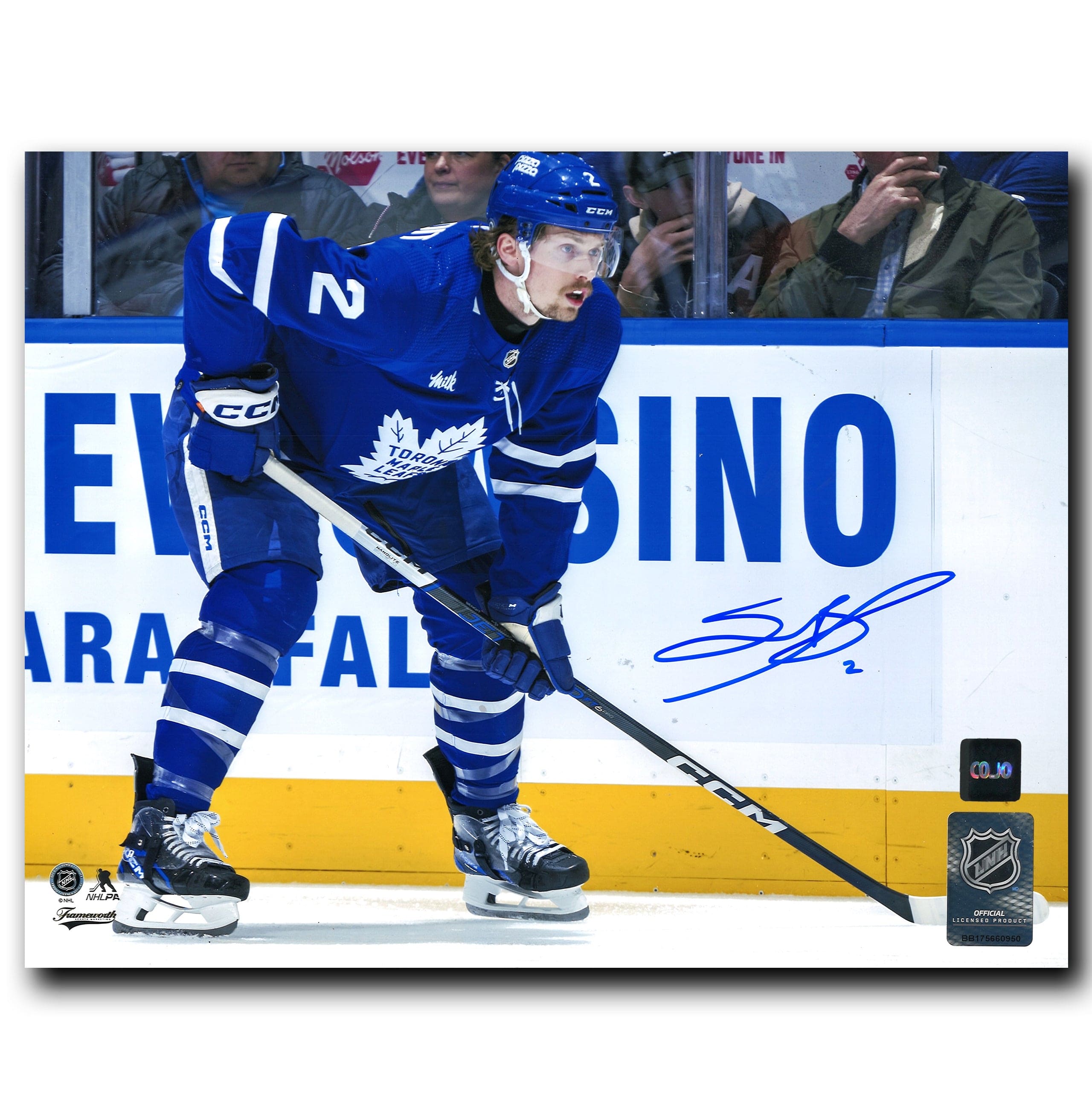 Simon Benoit Toronto Maple Leafs Autographed Face-Off 8x10 Photo | CoJo ...
