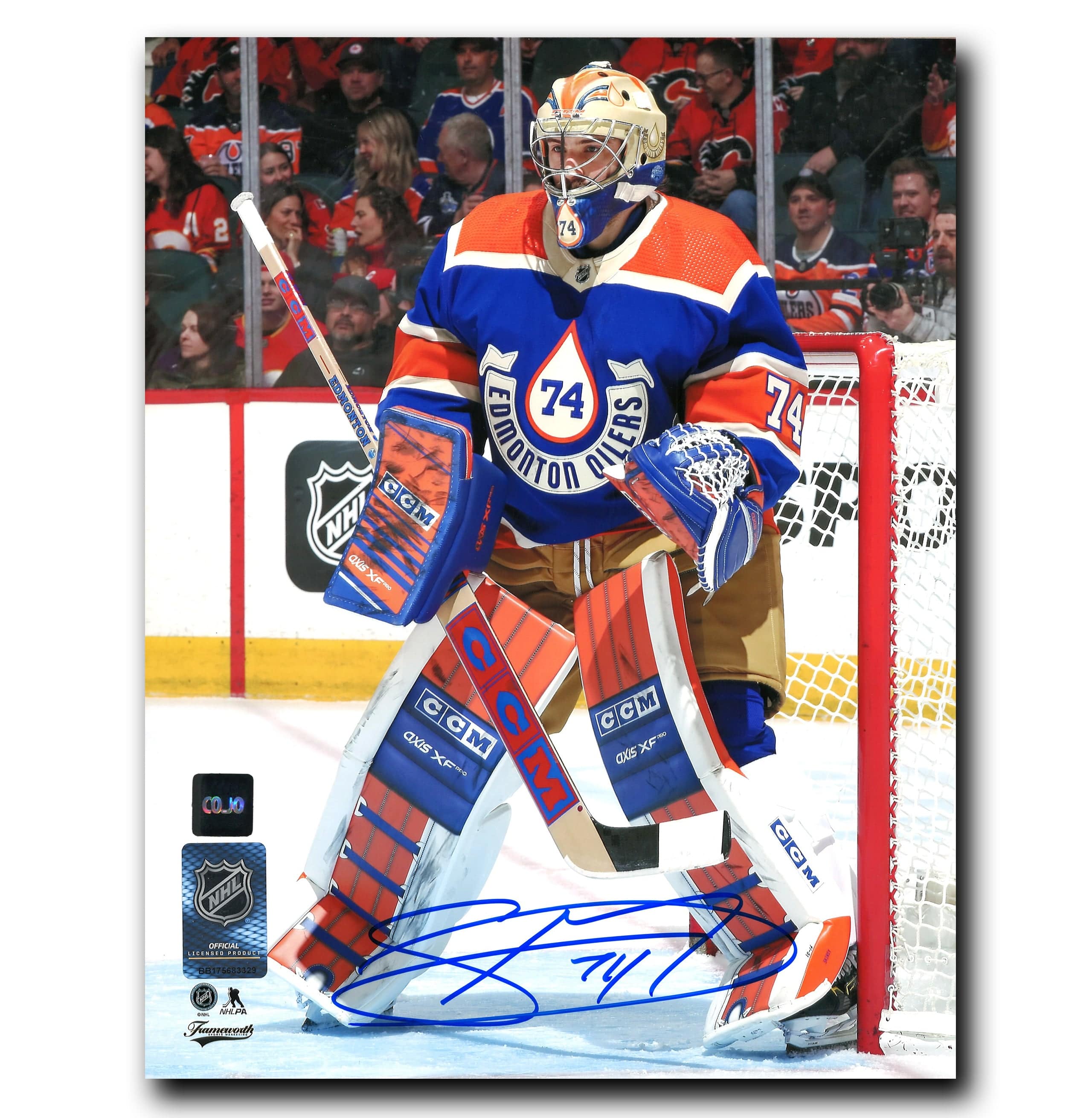 Stuart Skinner Edmonton Oilers Autographed 8x10 Photo | CoJo Sport ...