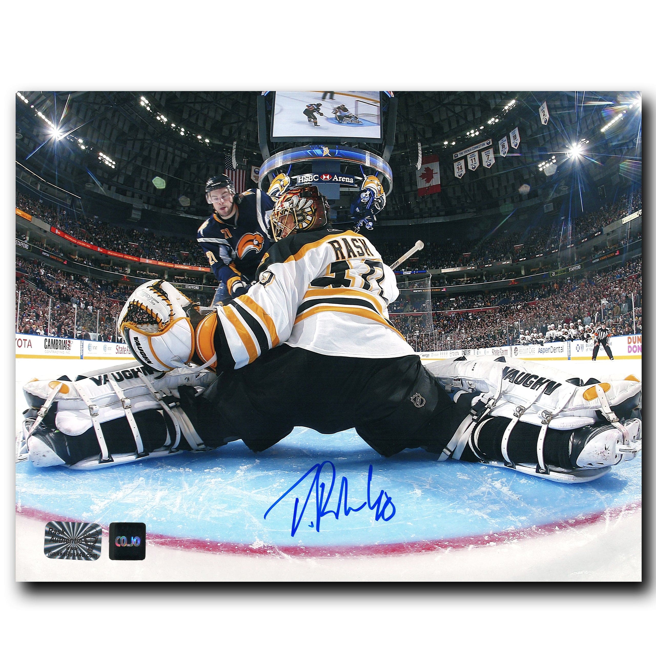 Tuukka Rask Boston Bruins Autographed Save 8x10 Photo | CoJo Sport ...