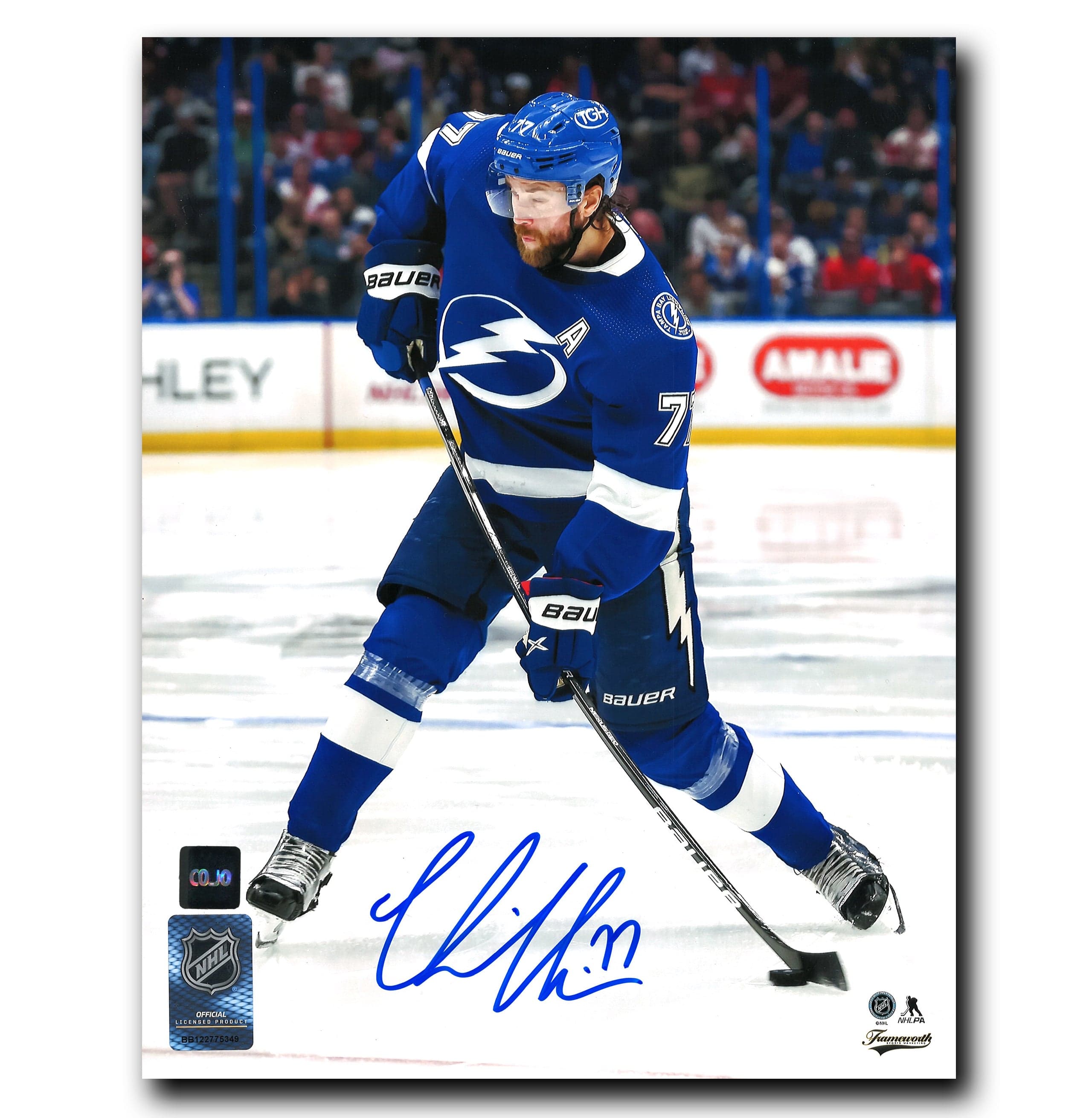 Victor Hedman Tampa Bay Lightning Autographed Shooting 8x10 Photo ...