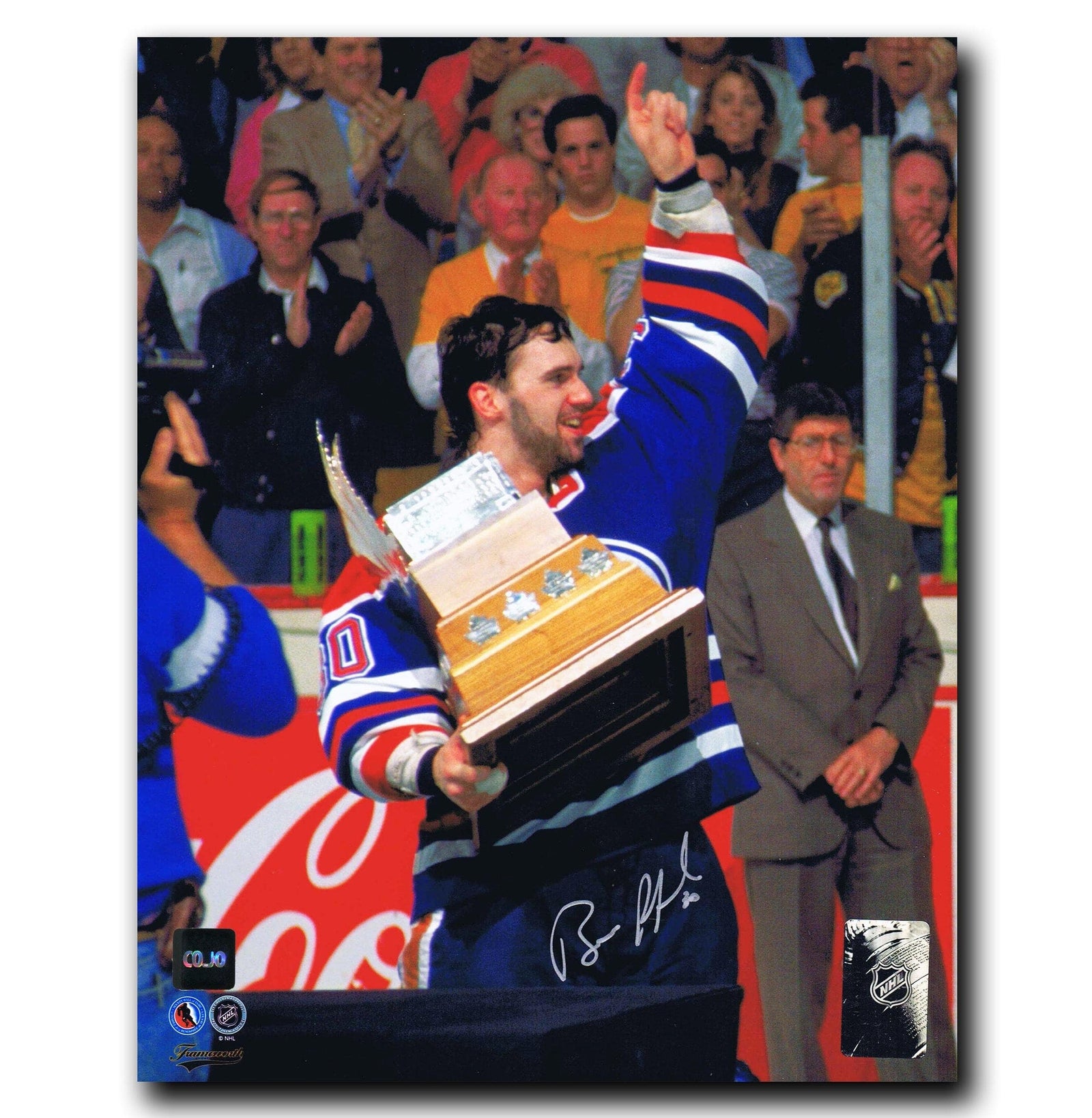 Bill Ranford Edmonton Oilers Autographed Conn Smythe 8x10 Photo | CoJo ...