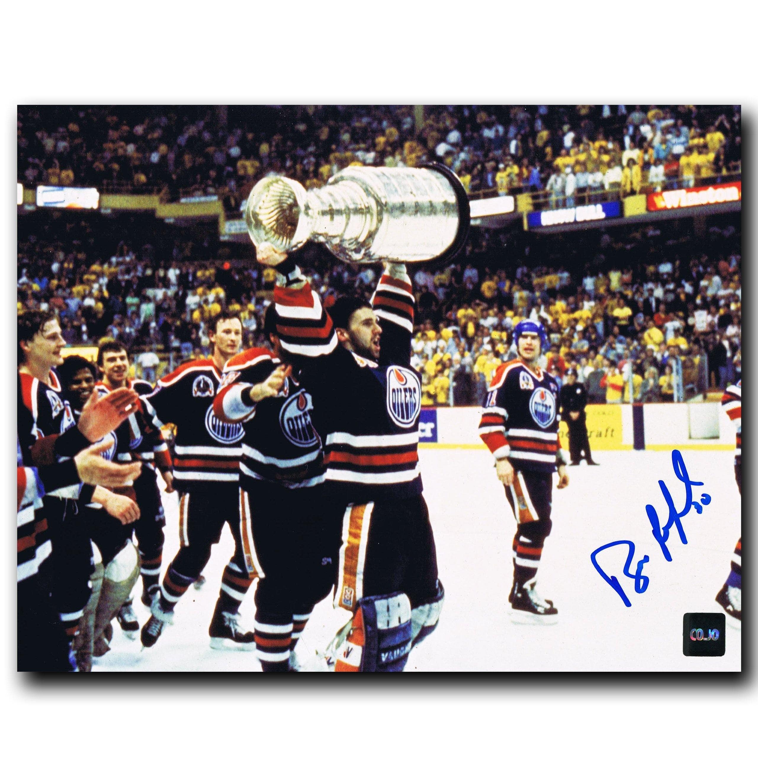 Bill Ranford Edmonton Oilers Autographed Stanley Cup 8x10 Photo | CoJo ...