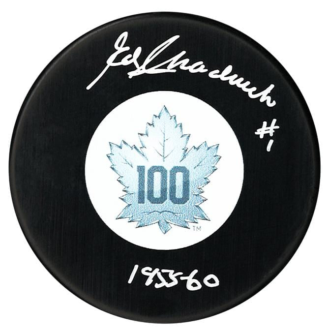 Ed Chadwick Autographed Toronto Maple Leafs Centennial Season Inscribed ...