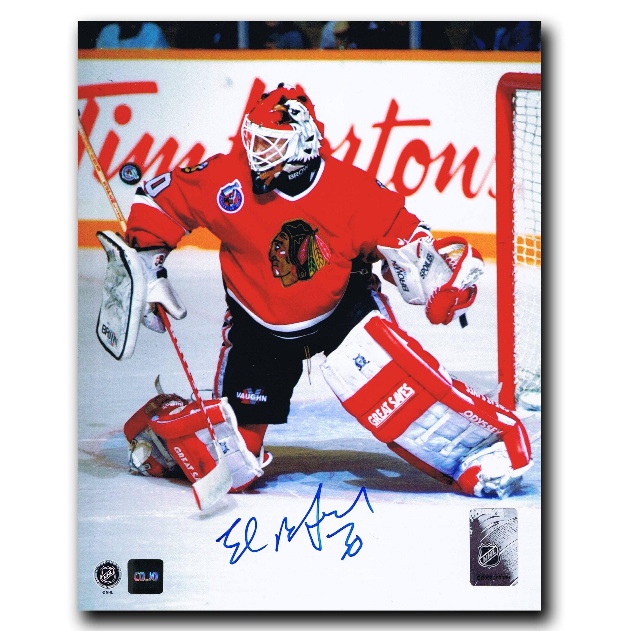 Ed Belfour Chicago Blackhawks Autographed 8x10 Photo | CoJo Sport ...