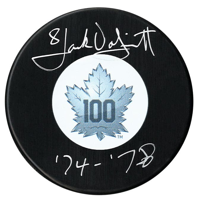 Jack Valiquette Autographed Toronto Maple Leafs Centennial Season ...