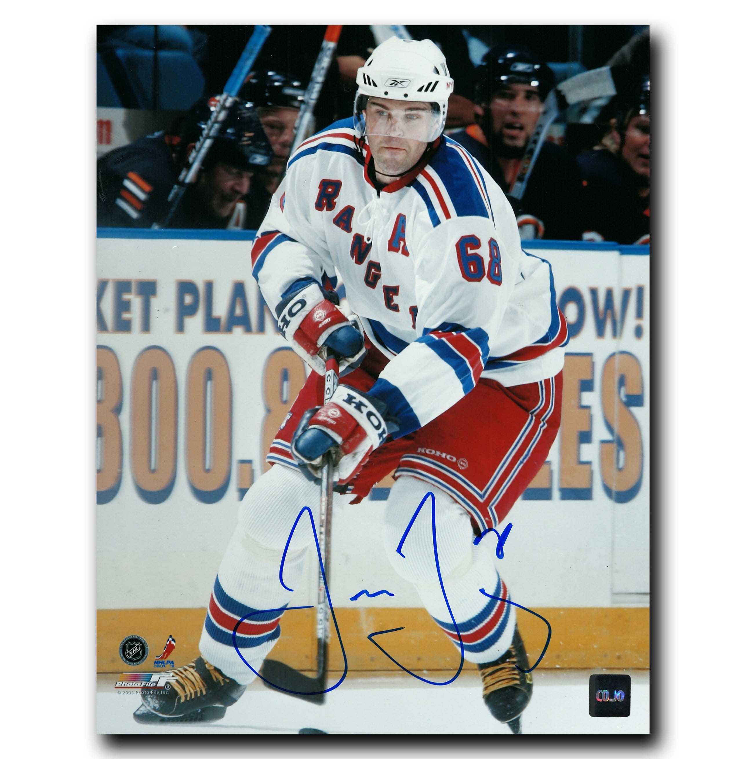 Jaromir Jagr New York Rangers Autographed Action 8x10 Photo | CoJo ...