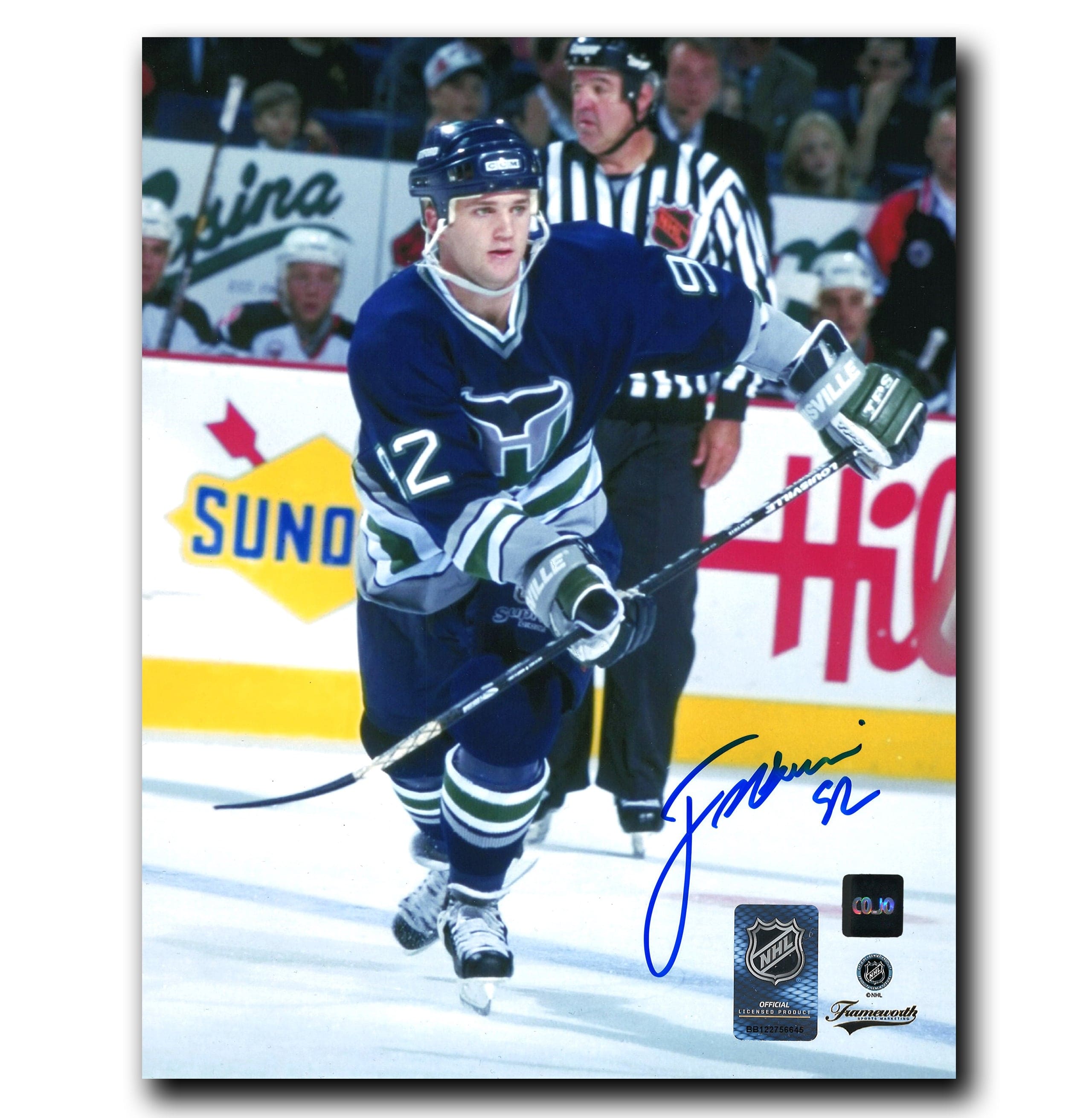 Jeff O'Neill Hartford Whalers Autographed 8x10 Photo | CoJo Sport ...