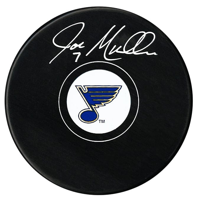 Joe Mullen Autographed St. Louis Blues Puck | CoJo Sport Collectables Inc.