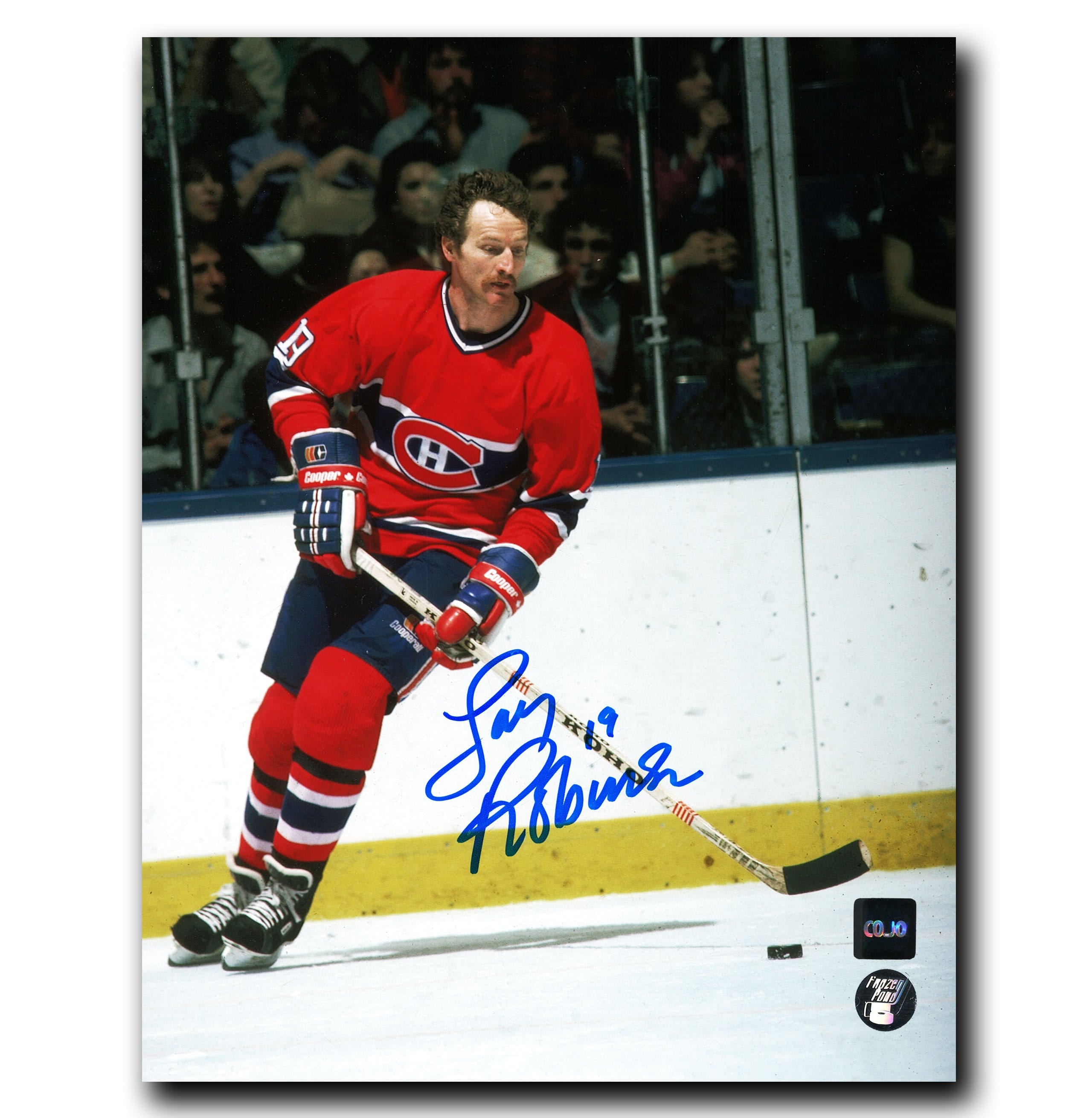 Larry Robinson Montreal Canadiens Autographed Action 8x10 Photo | CoJo ...