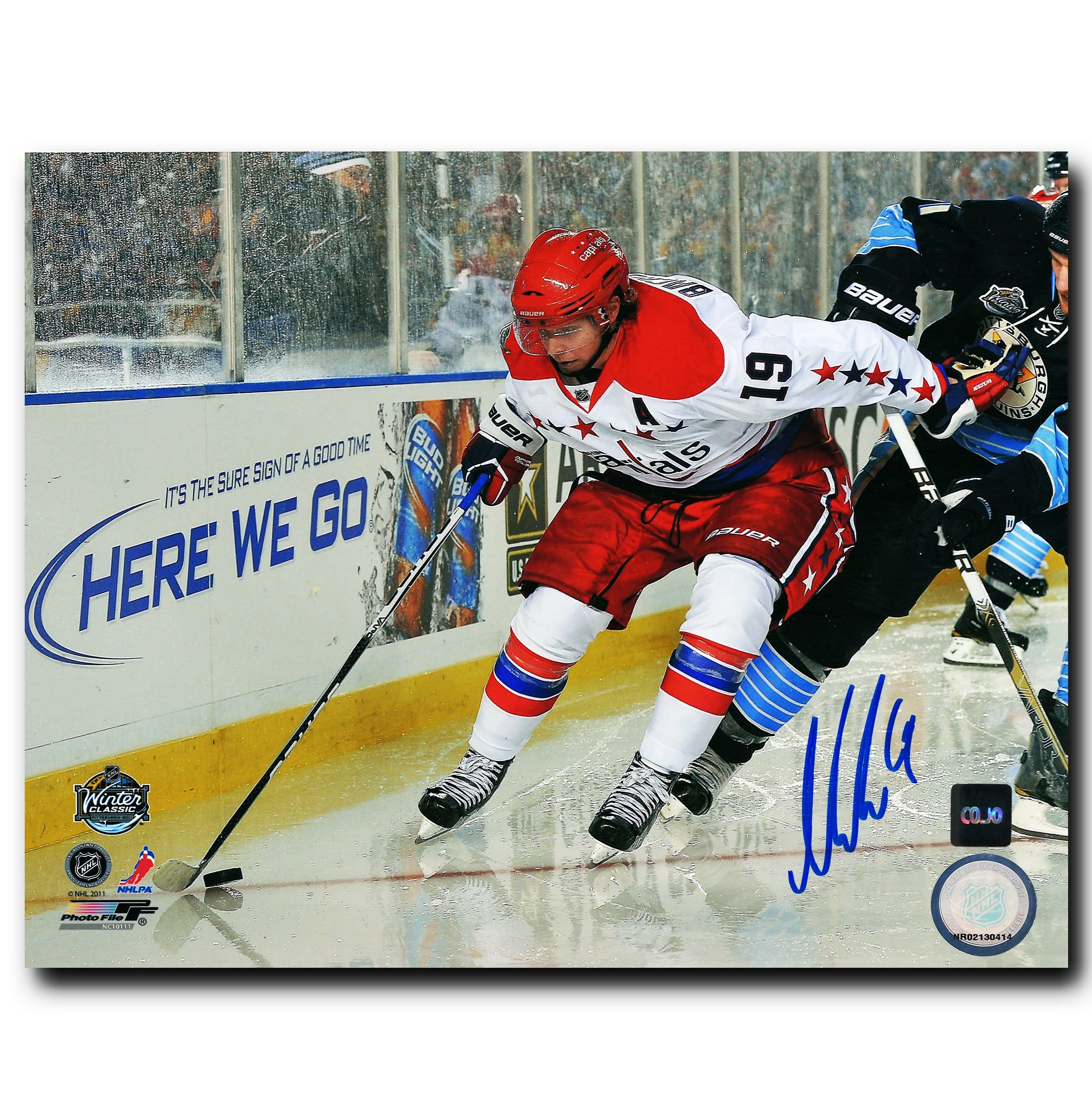 Nicklas Backstrom Washington Capitals Autographed Winter Classic 8x10 ...