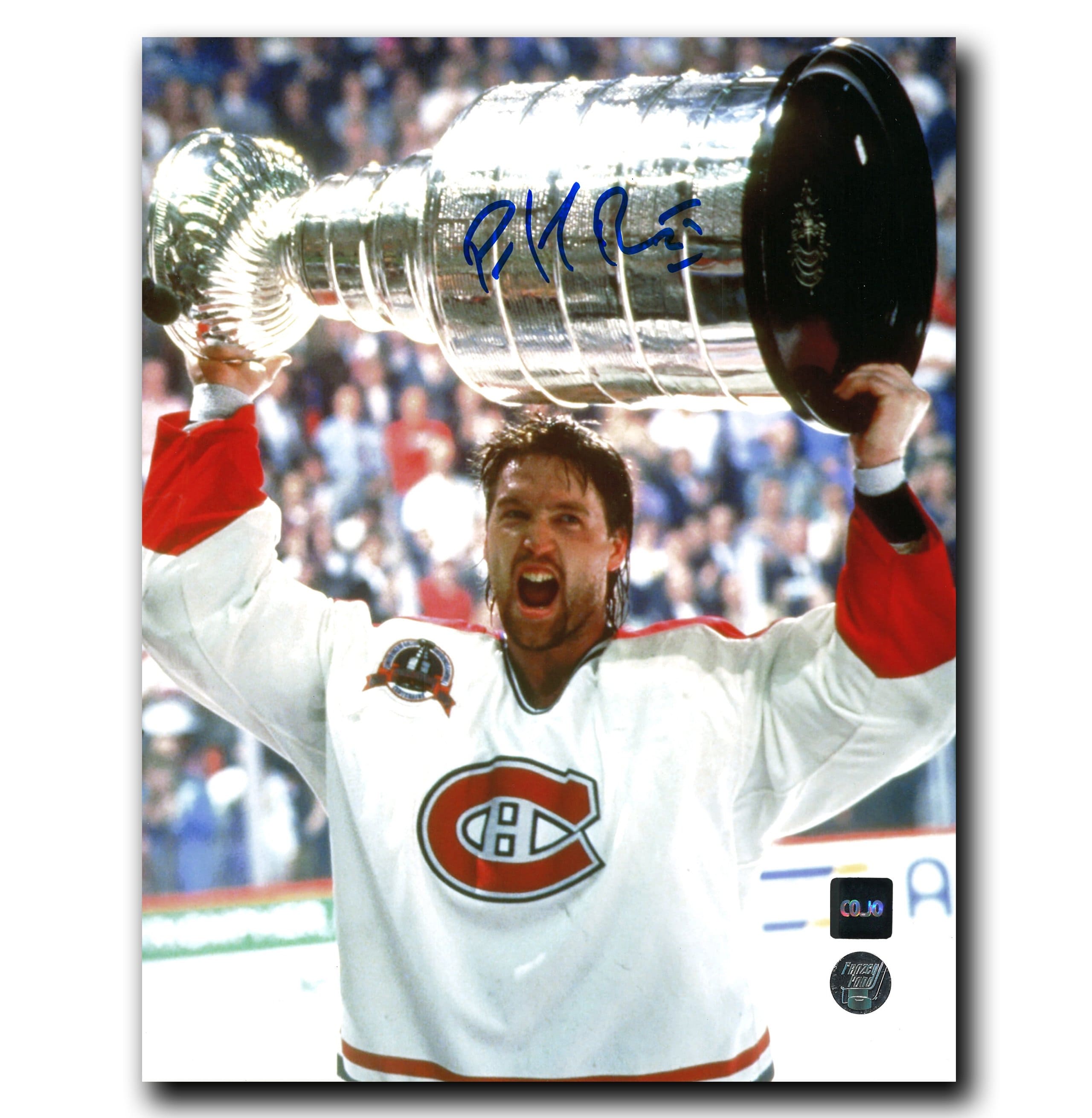 Patrick Roy Montreal Canadiens Autographed Stanley Cup 8x10 Photo ...