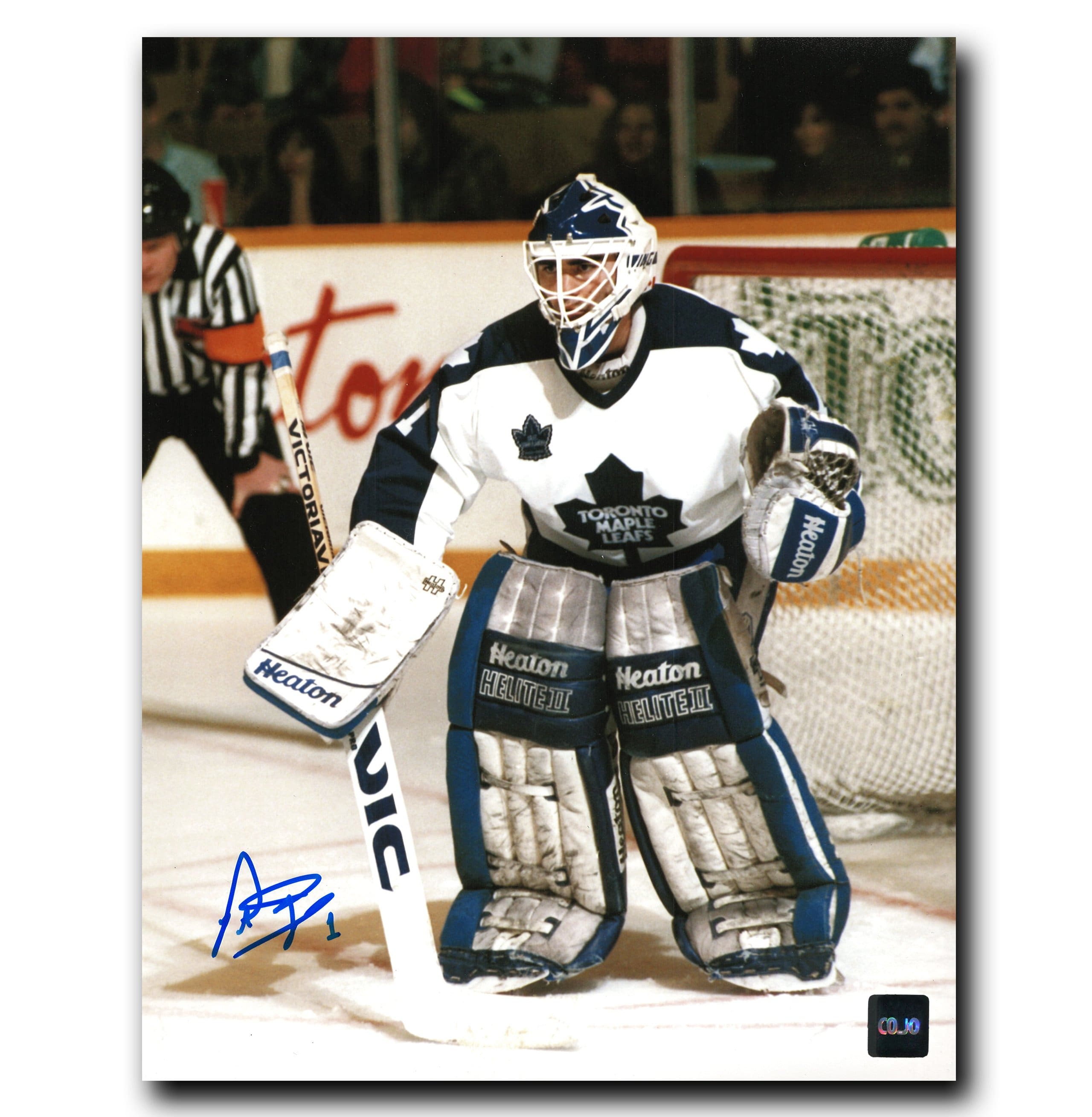 Peter Ing Toronto Maple Leafs Autographed Crease 8x10 Photo | CoJo ...