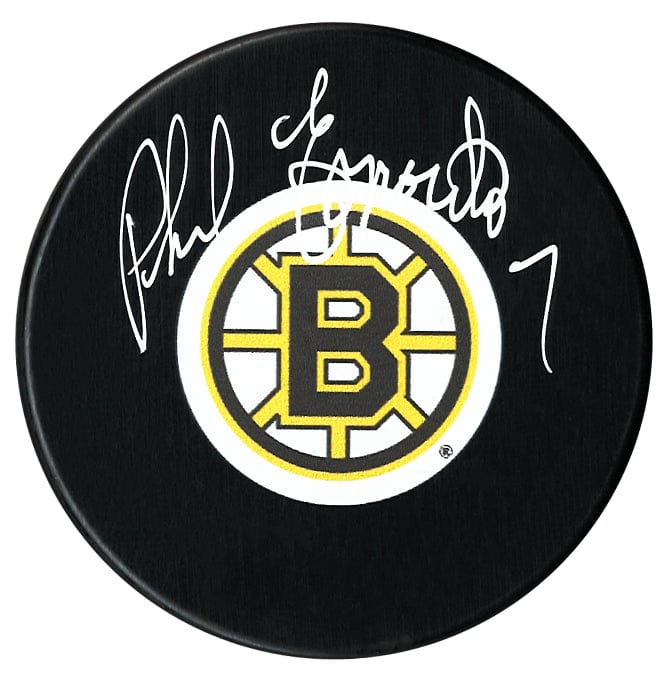 Phil Esposito Autographed Boston Bruins Puck | CoJo Sport Collectables Inc.